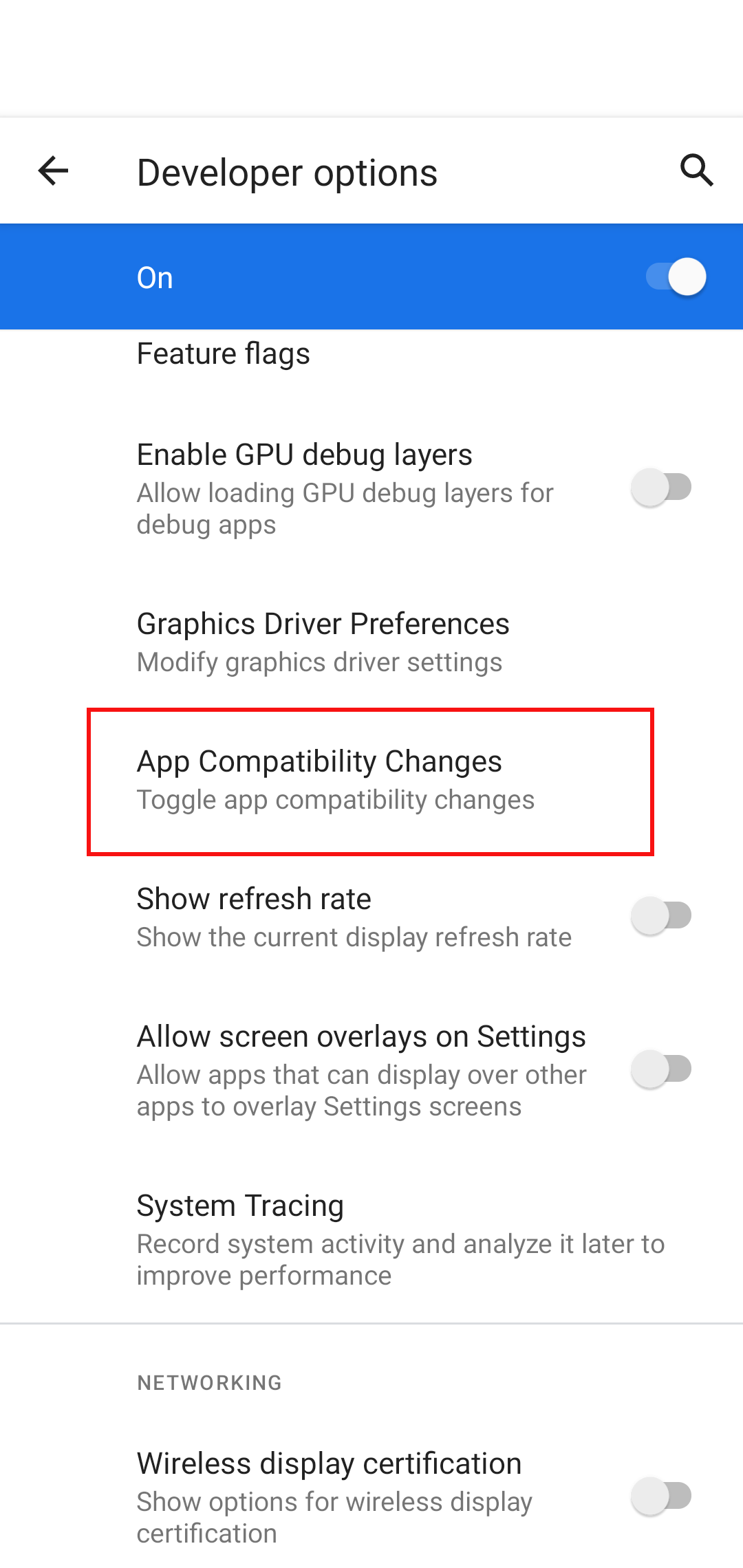 App compatibility in Android