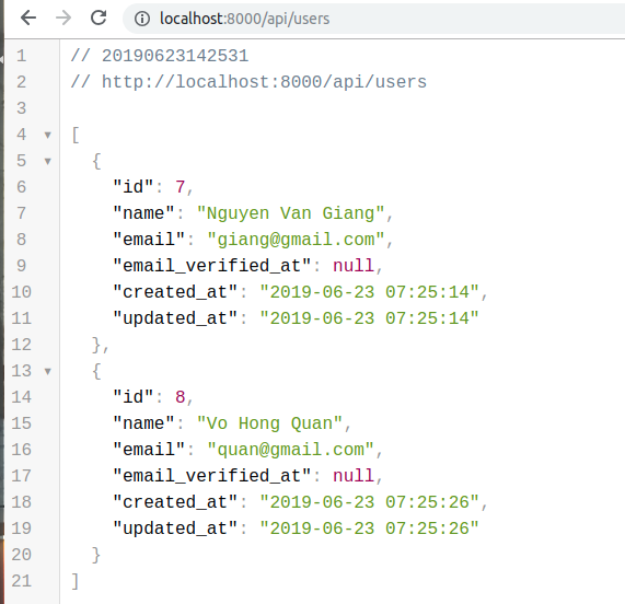 Laravel 5.8 + Nuxt.js: Quick start