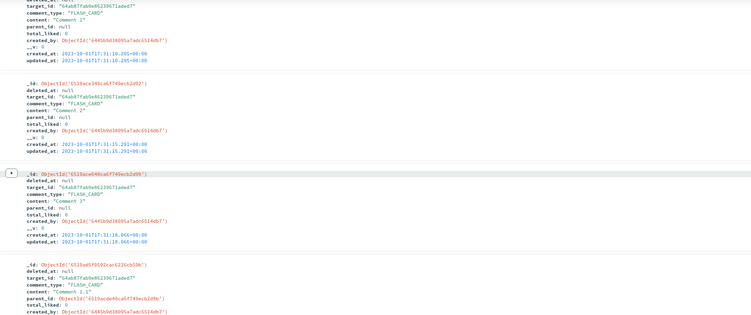 Một vài cách triển khai Comments Feature in MongoDB📰 - Viblo