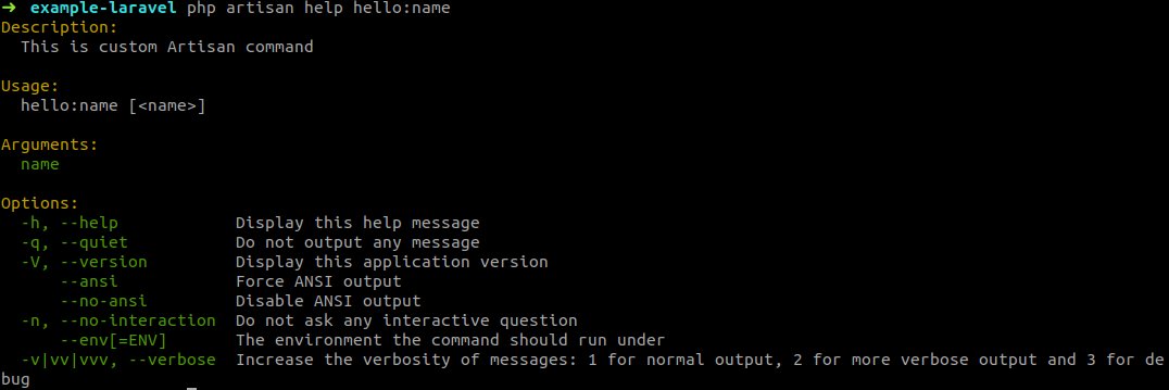 Custom lệnh Artisan trong Laravel