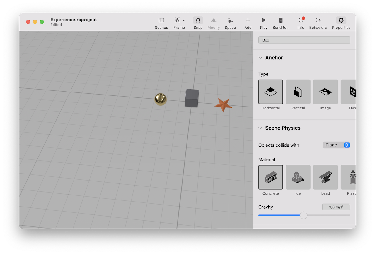 Sử dụng RealityKit và Reality Composer trong ARKit
