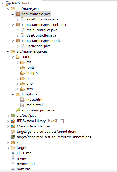 Tạo một project đơn giản với Spring Boot và PWA(Progressive Web Apps ...