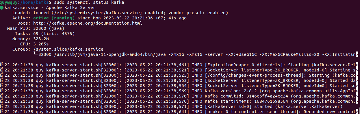 Hướng dẫn cài đặt Kafka trên Ubuntu