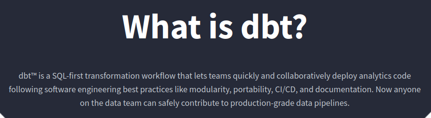 DBT (Data Build Tool) Là Gì? Những Thứ Cơ Bản Về DBT