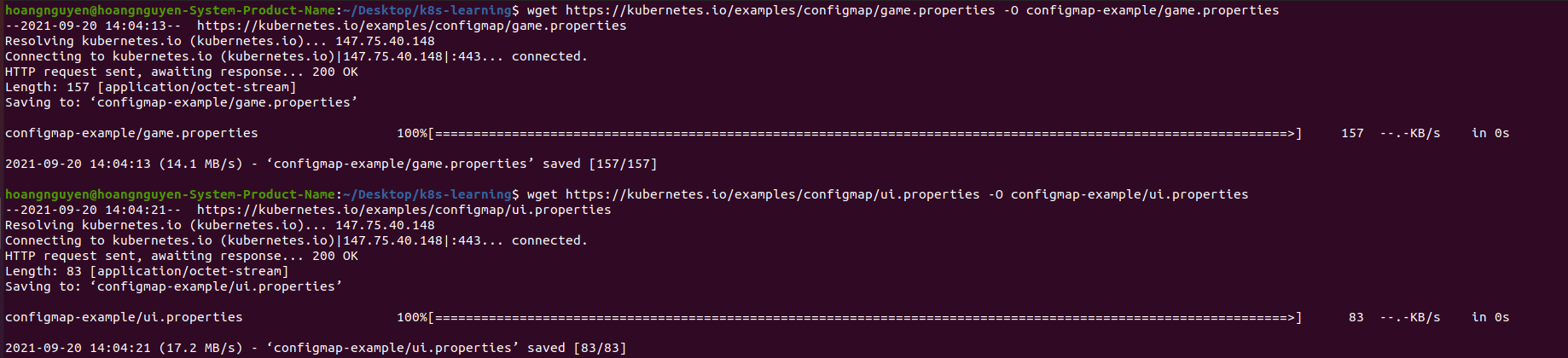Tạo và sử dụng ConfigMaps trong Kubernetes