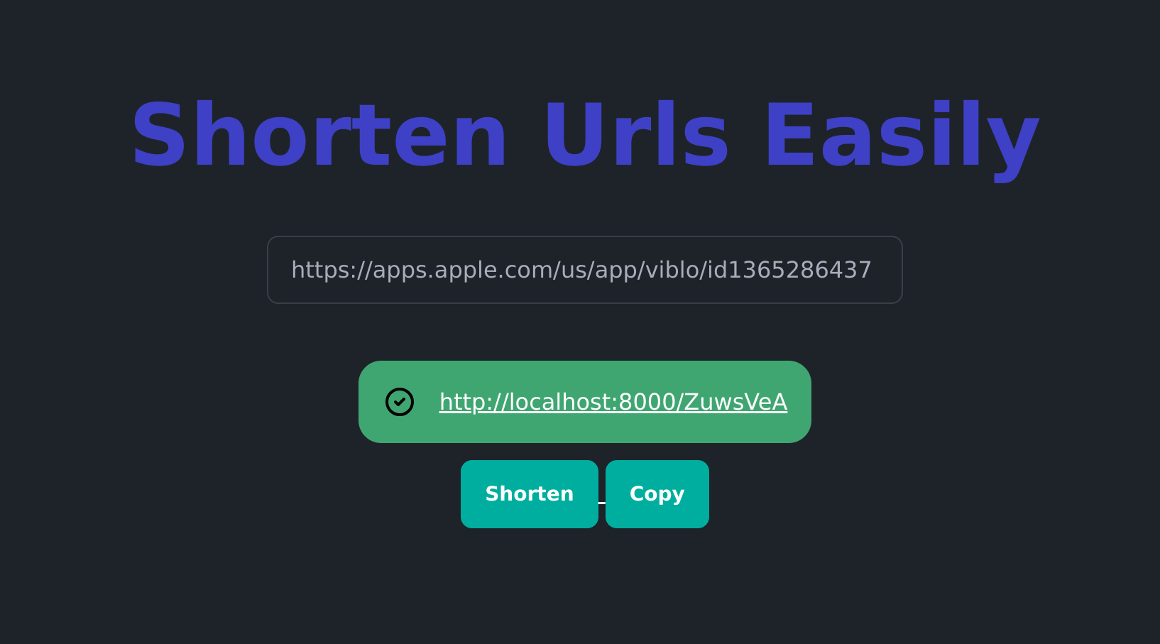 Viết Shorten URL bằng TALL stack - Viblo
