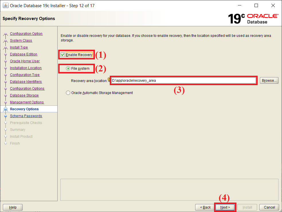 Cài đặt Oracle Database 19c trên Windows