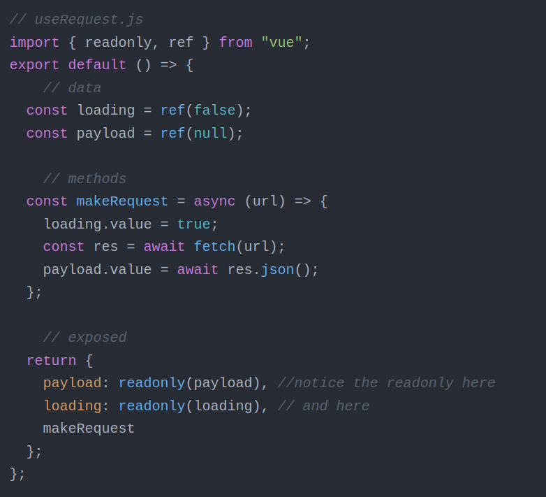 Vue.js Composable là gì? Sự khác nhau giữ Composable và Mixin