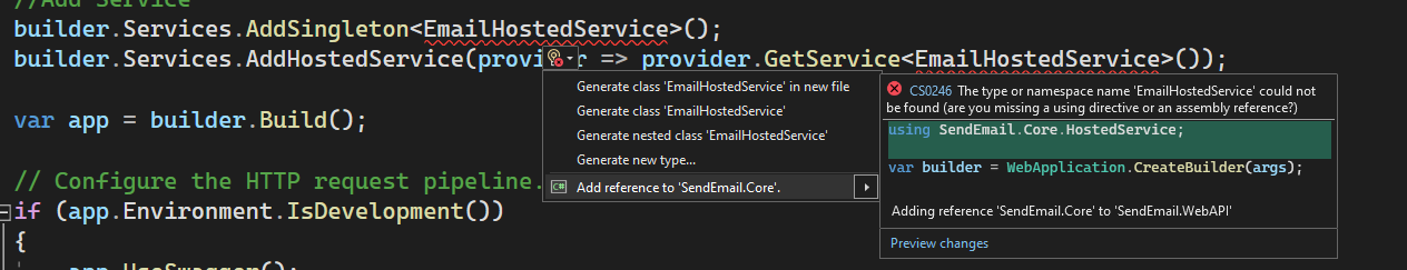 Minimal API trong NET 6.0 với ứng dụng Send Email từ Hosted Service