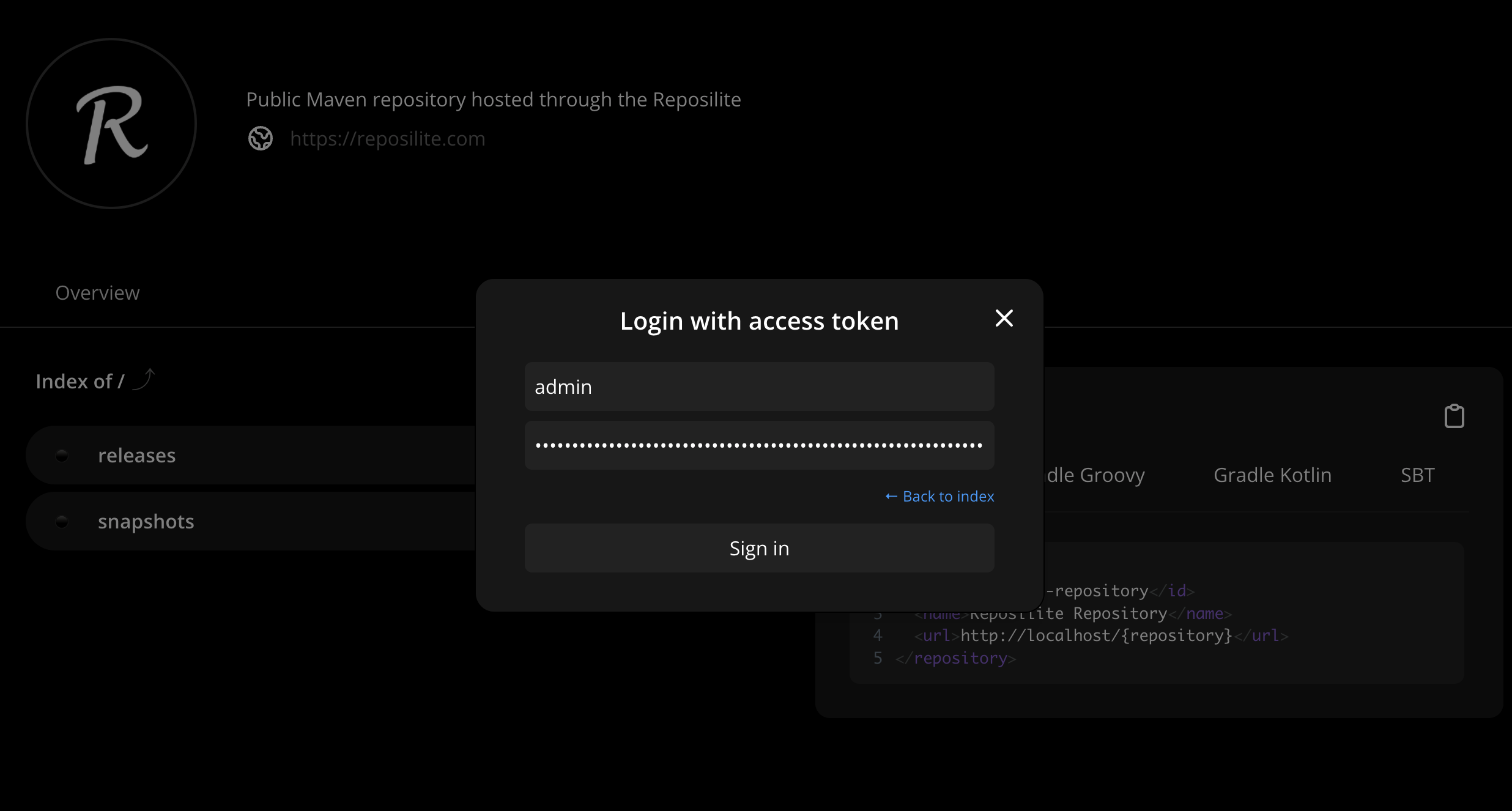Custom Self-Hosted Maven Repository