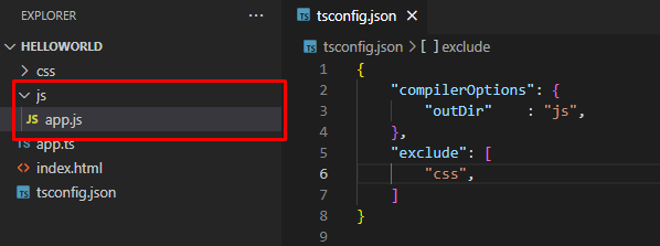 Cấu hình tsconfig.json trong TypeScript