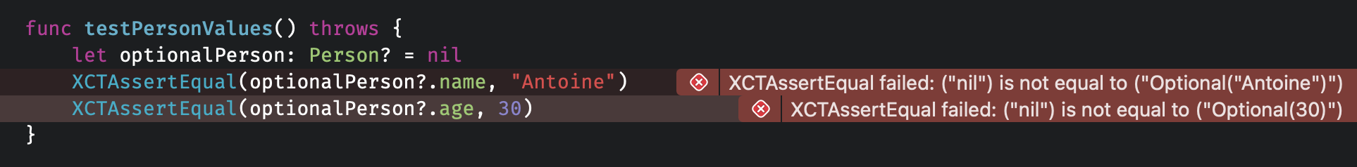 Cách test các optional trong Swift với XCTest