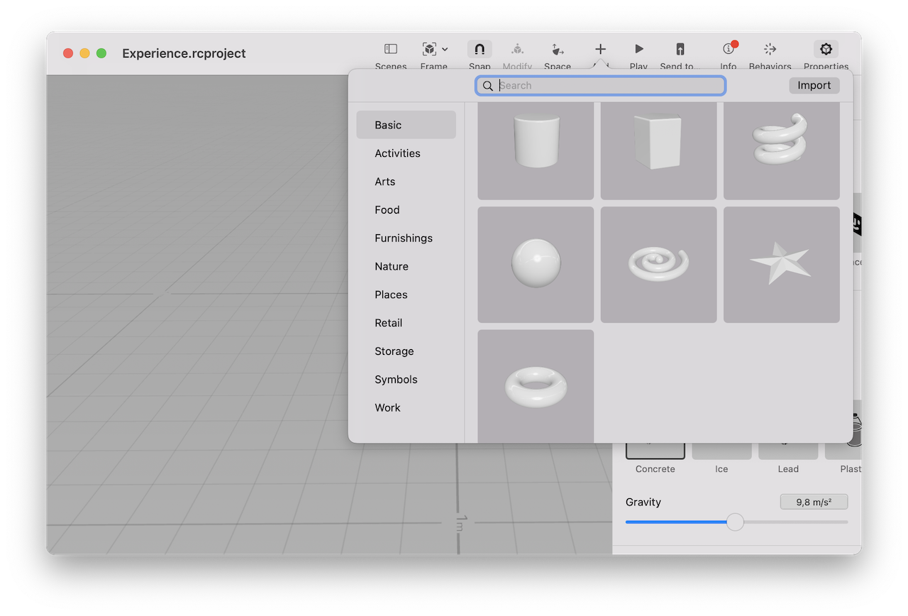 Sử dụng RealityKit và Reality Composer trong ARKit