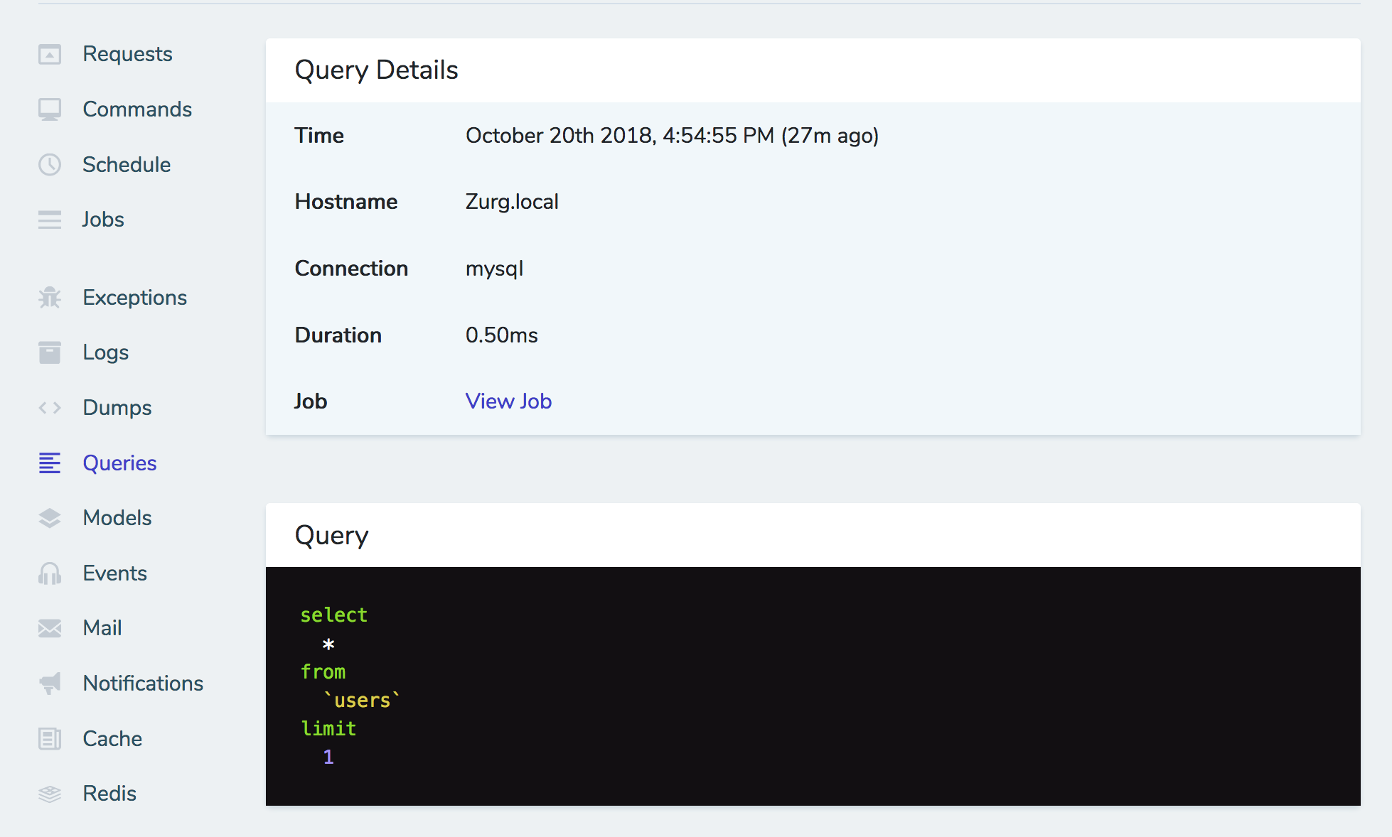 Introducing Laravel Telescope