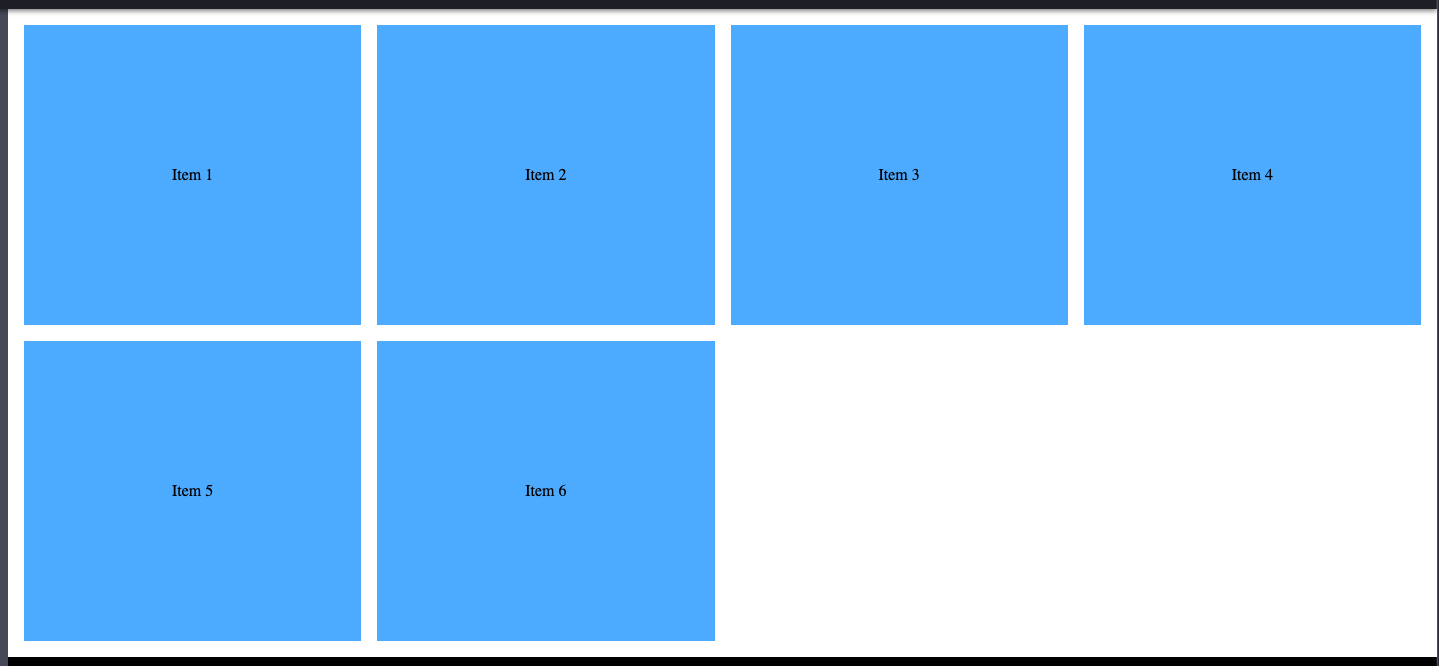 Chia layout của list item với Flex nhưng có khoảng cách column-gap ...