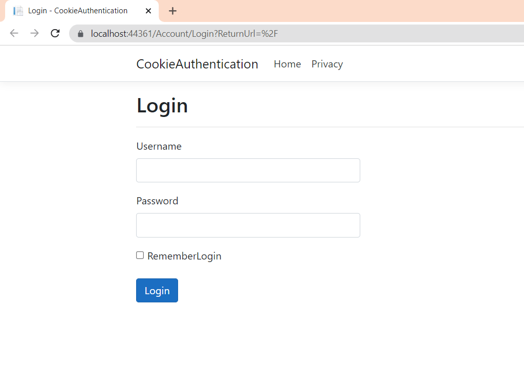 Implement Cookie Authentication In Asp Net Core Detai