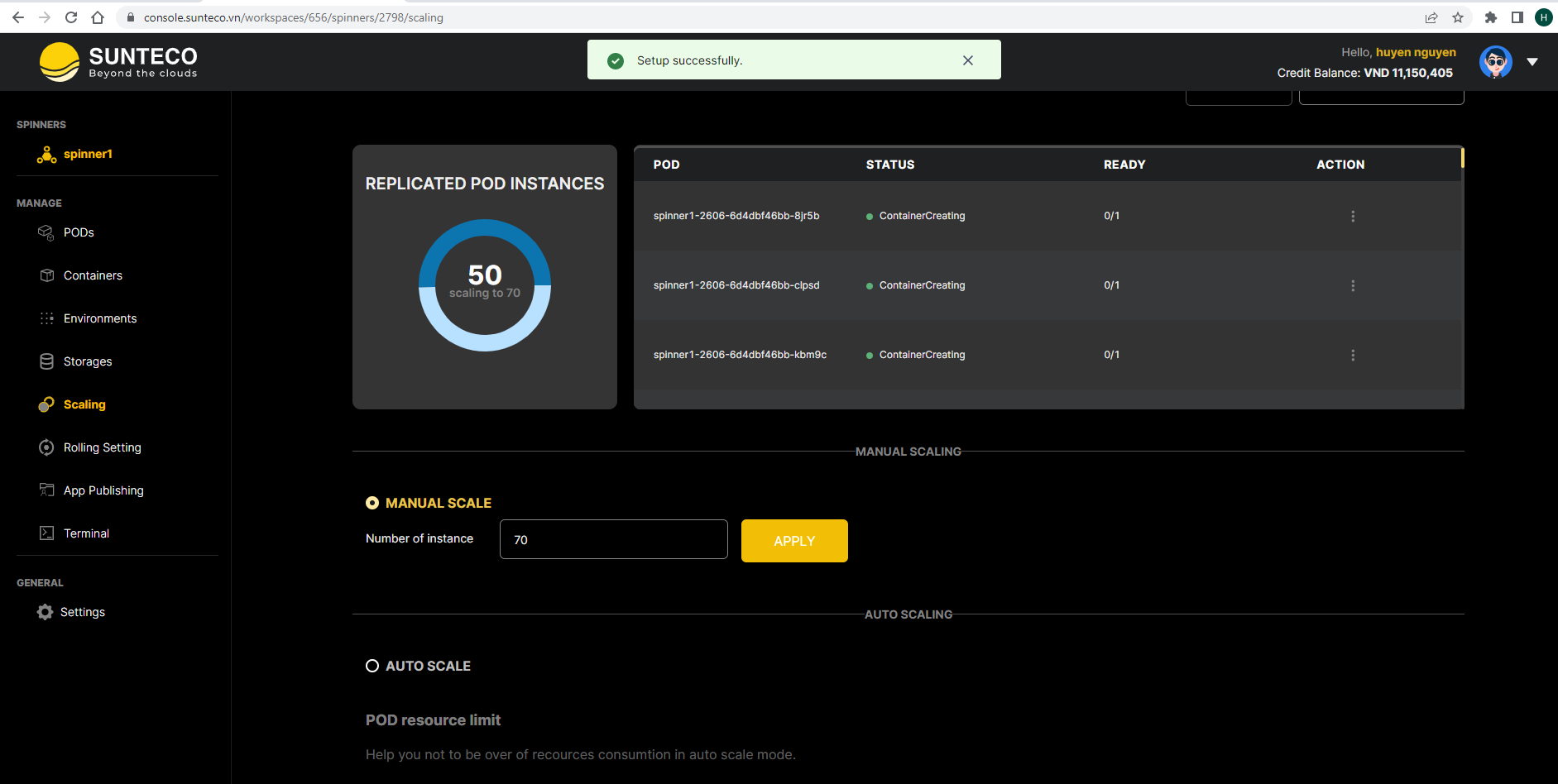Hướng dẫn deploy container trên hệ thống Sunteco Cloud - Viblo