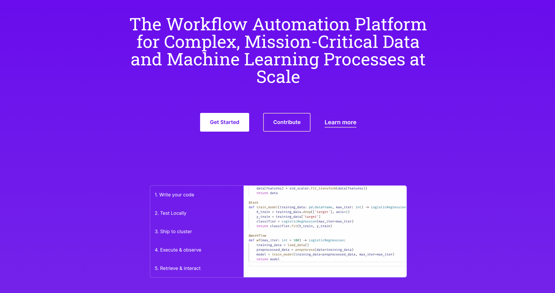 Xây dựng workflow với Flyte