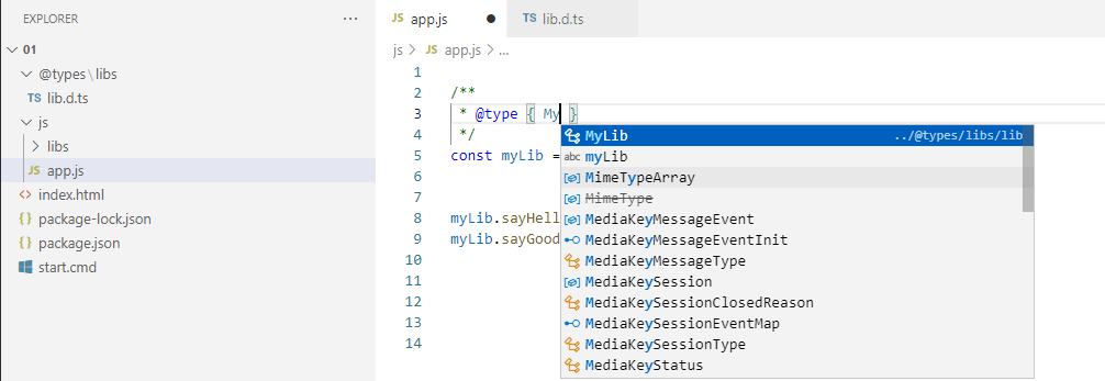 Viết jsdoc cho một thư viện cũ