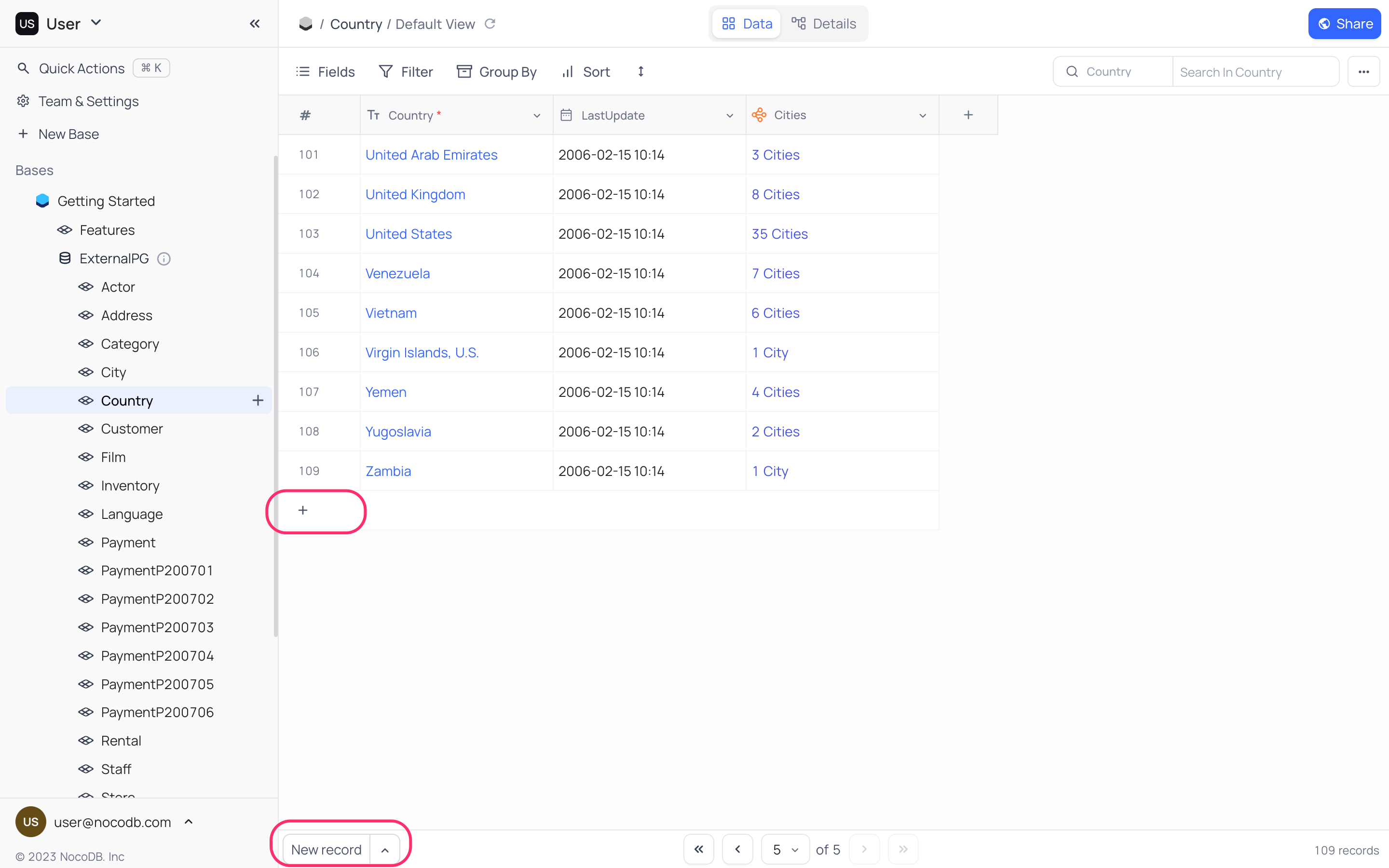 Giới thiệu về NocoDB