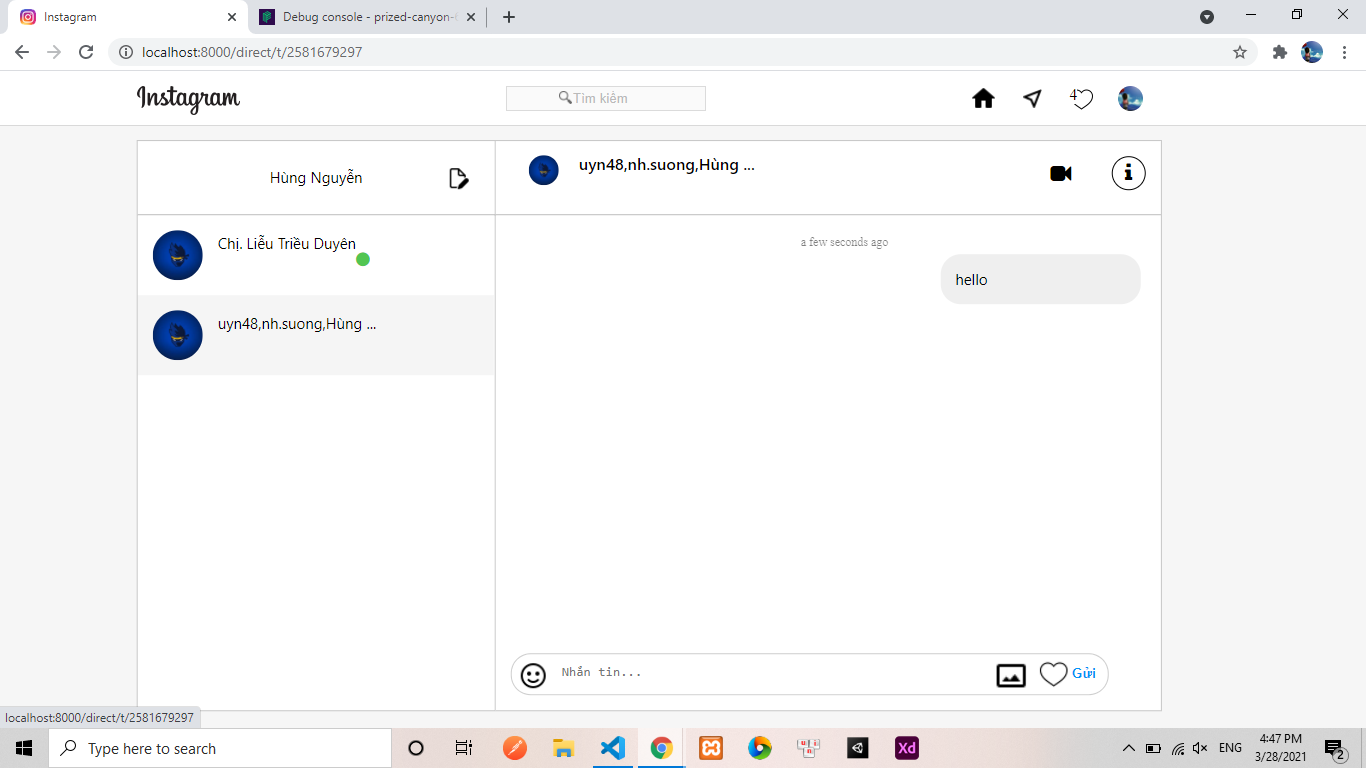 Broadcast trong project group chat in laravel - Viblo