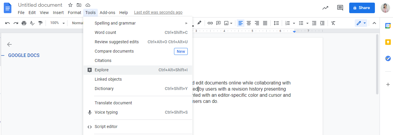 Phần II. Một số thủ thuật khi dùng Google Docs