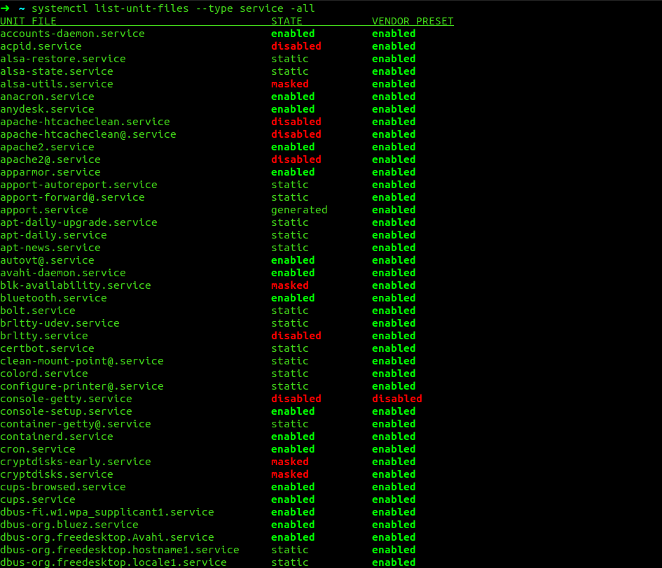 Start, Stop & Restart Services trên Linux