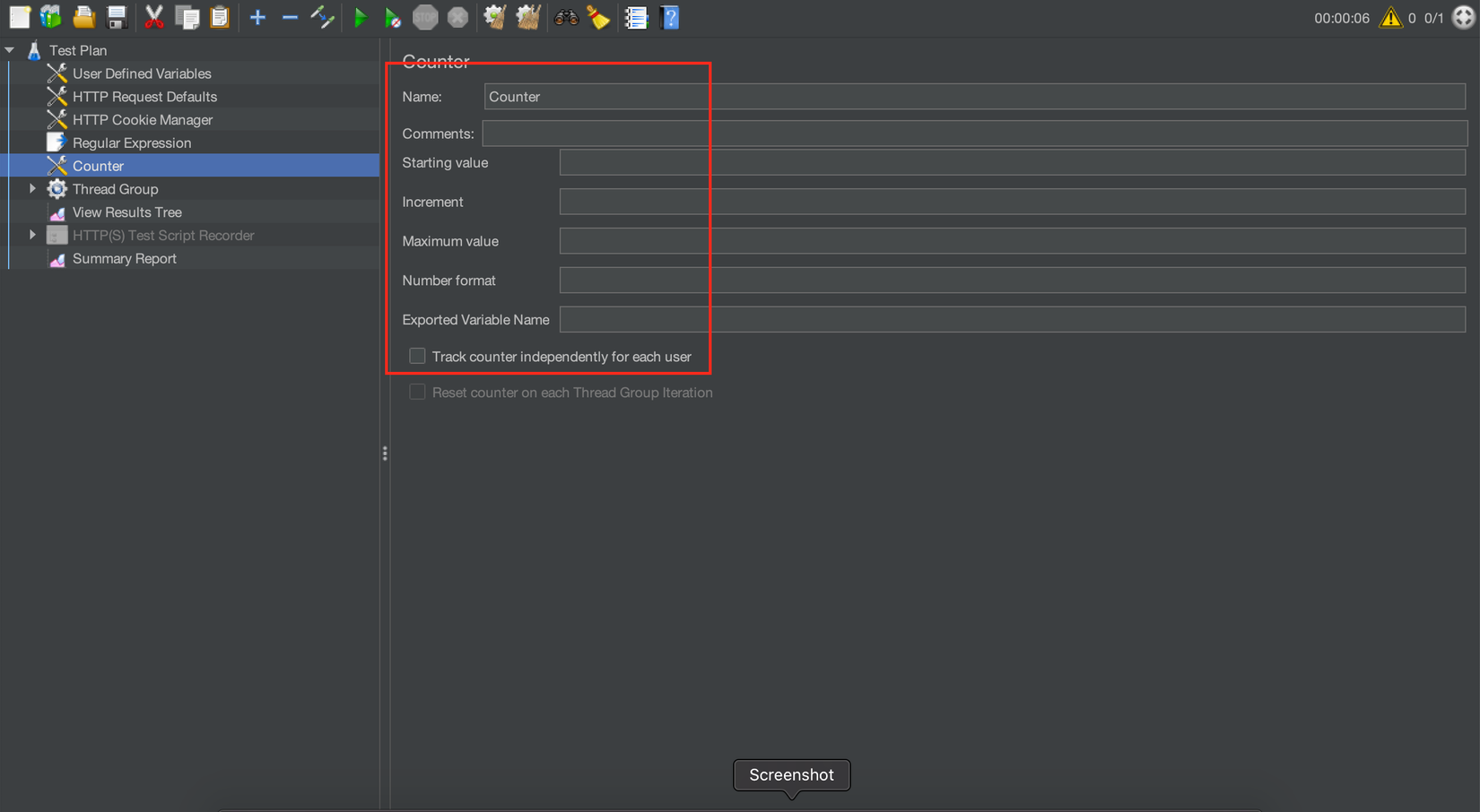 Phần 2. Config Element - Demo Counter trong Jmeter