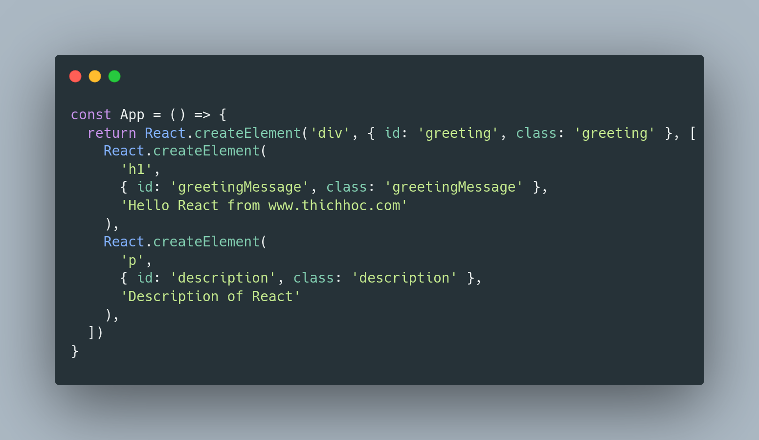 Thích Học Reactjs Pure React Viblo