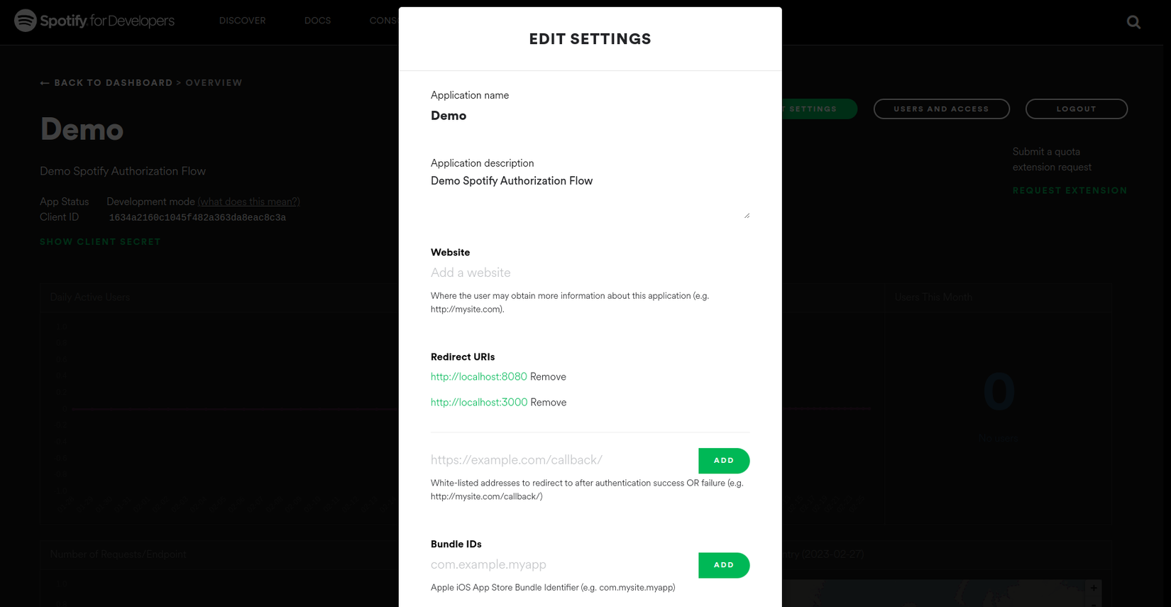 Oauth2 and Spotify Integration.
