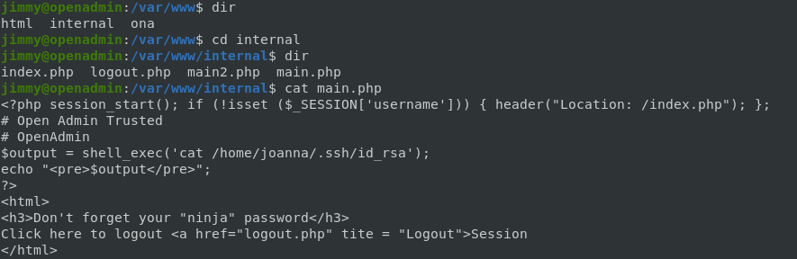 [HTB Write-up] OpenAdmin
