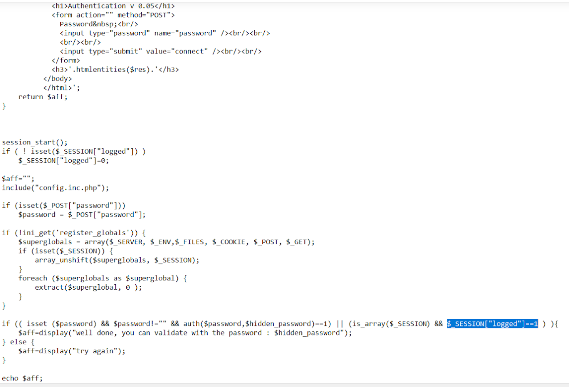 Write-up Root Me web server challenge