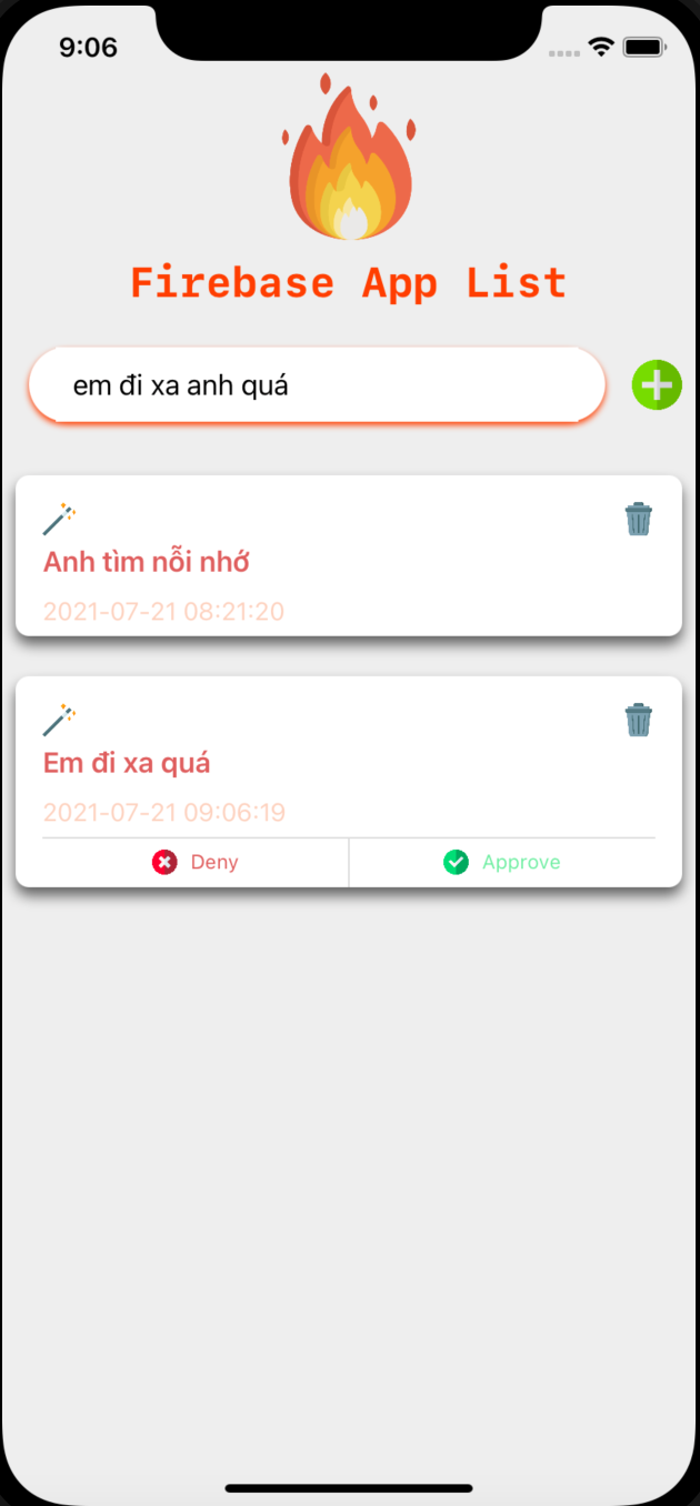 Tương tác với Firebase trong SwiftUI với Combine