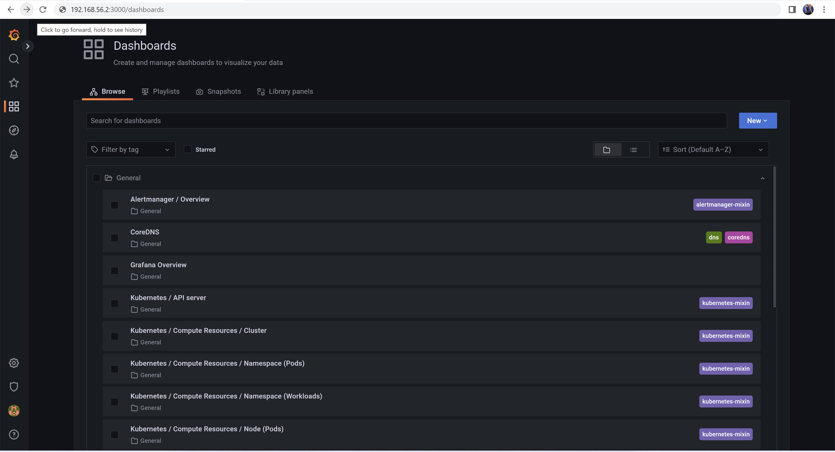 Bài 8 : Sử dụng bộ tích hợp Monitoring System (Elasticsearch, Fluentd and Kibana, Grafana ...