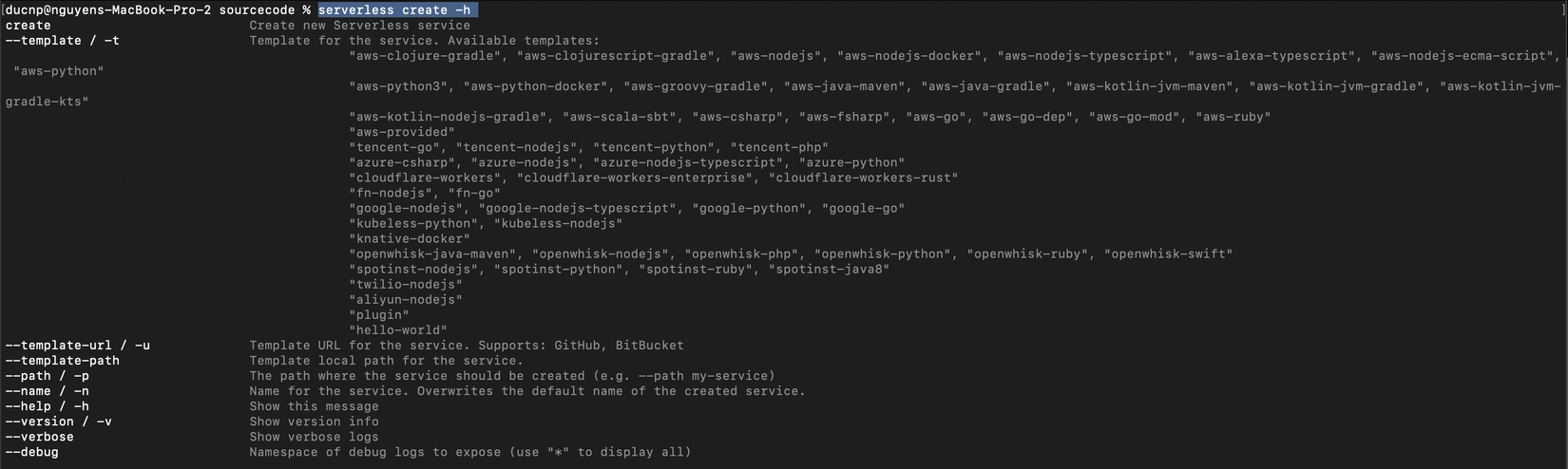[Golang] Tạo Project Lambda bằng Serverless