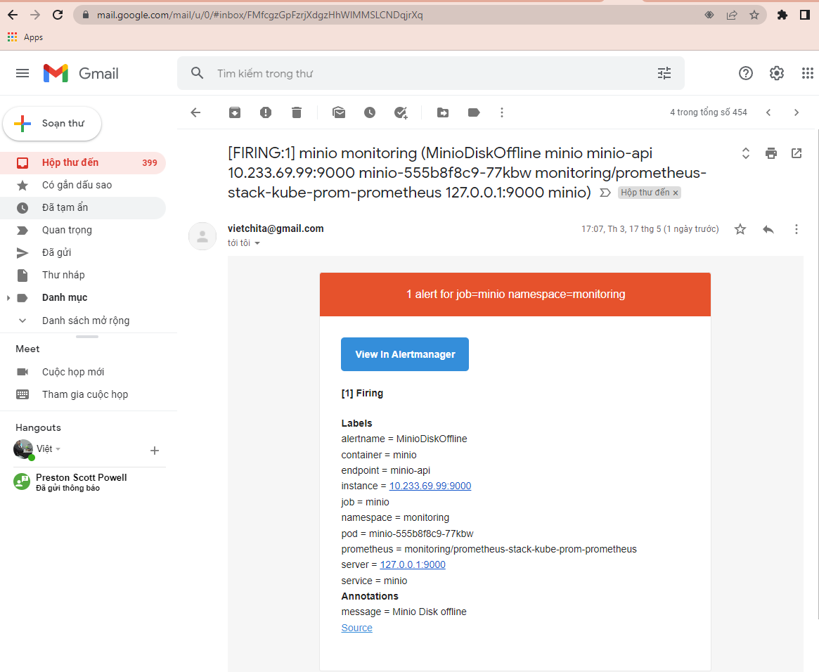 K8s Phần 10 Alert Manager Cấu Hình Rule Cảnh Báo Bằng Prometheus Rule Viblo 