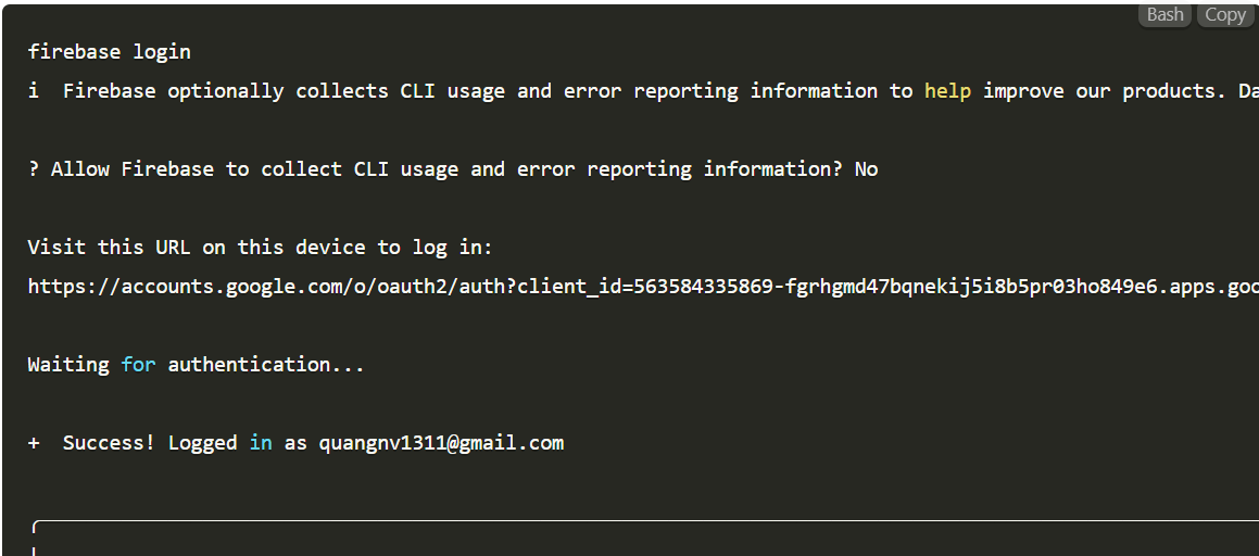 Config CI trên Gitlab, Firebase cho frontend application