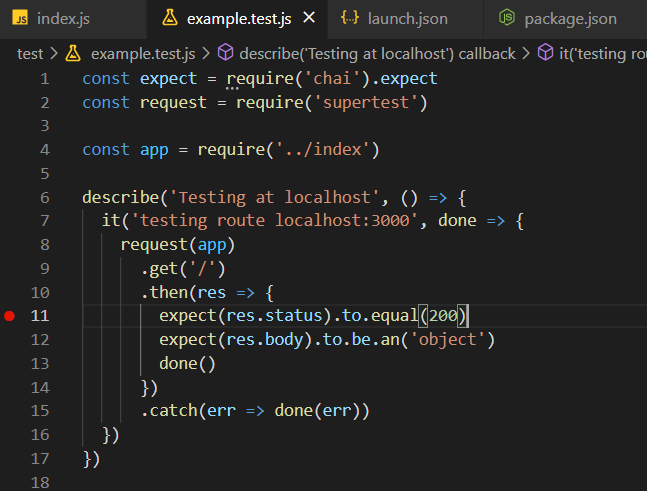 Debug Testing A Nodejs App With Visual Code Viblo