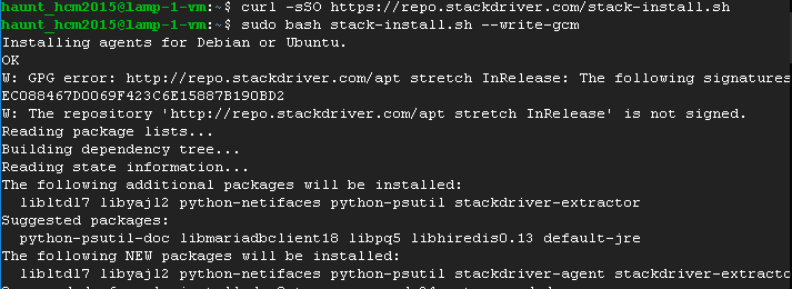 STACKDRIVER - GETTING STARTED