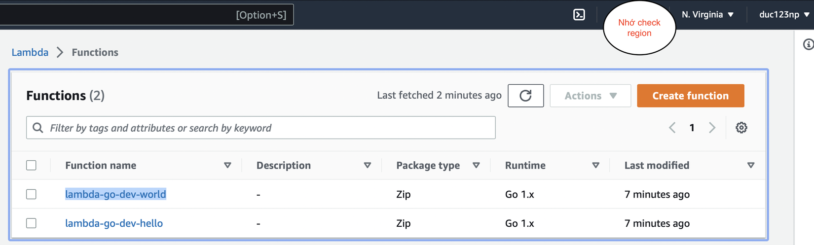 [Golang] Tạo Project Lambda bằng Serverless