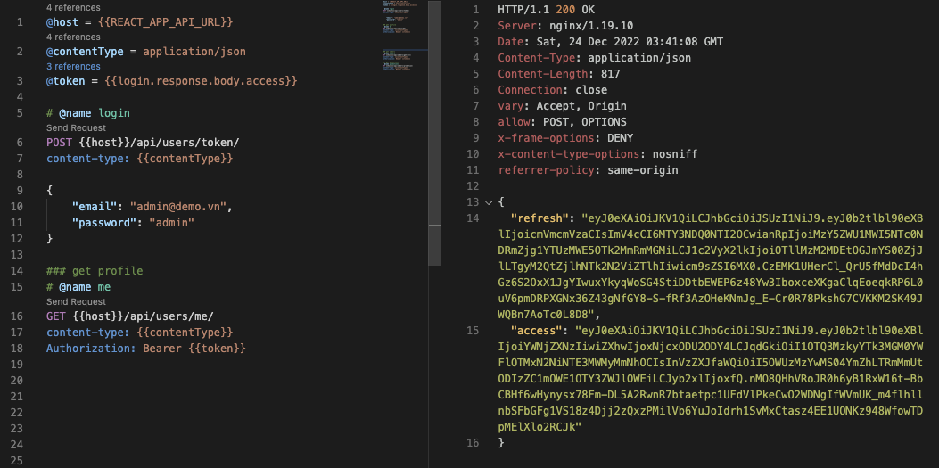 Gởi Request Từ Vscode Với Rest Client Extension