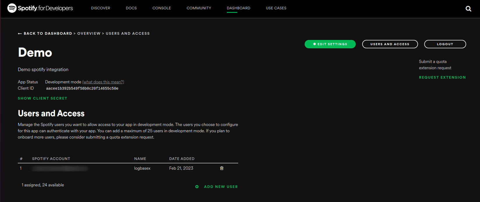 Oauth2 and Spotify Integration.