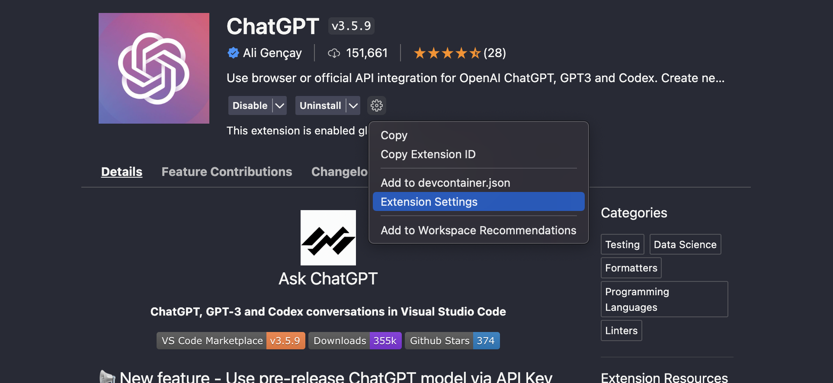 Extension Chatgpt Tích Hợp Chatgpt Vào Visual Code Viblo